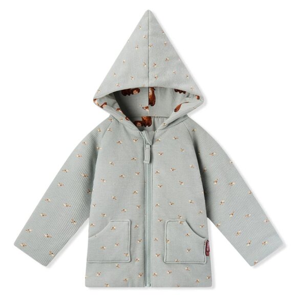 Milkbarn | Jackets & Coats | Milkbarn Reversible Waffle Knit Fox ...